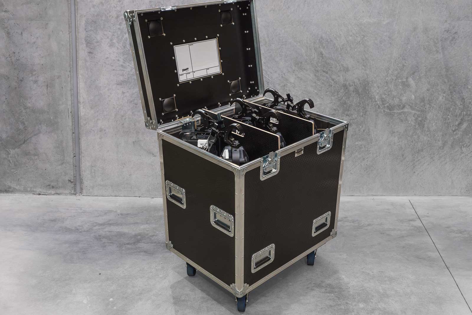 800 Tall Case With LX Profile Divider | Light Road Cases | Fiasco ...