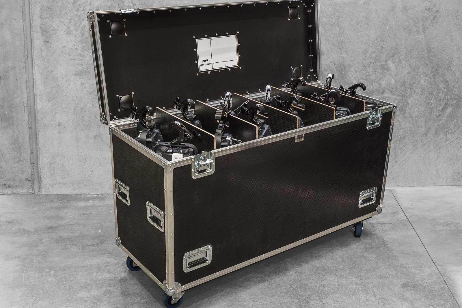 1600 Tall Case With LX Profile Divide | Light Road Cases | Fiasco ...